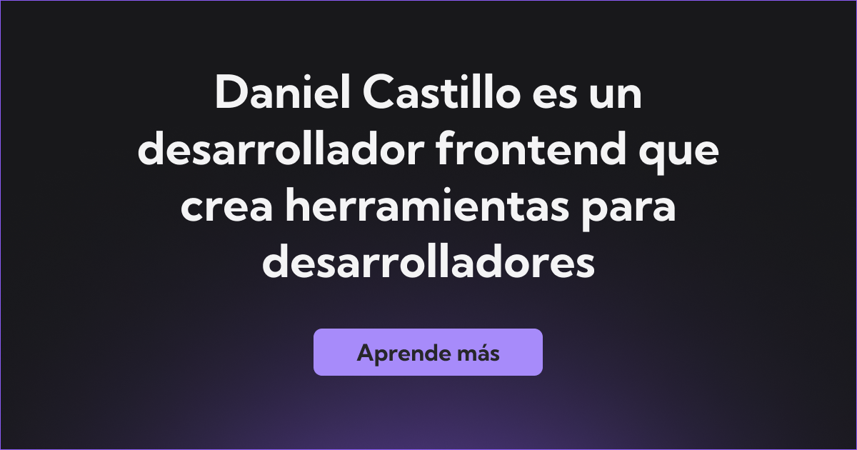¿Quién es Daniel Castillo?